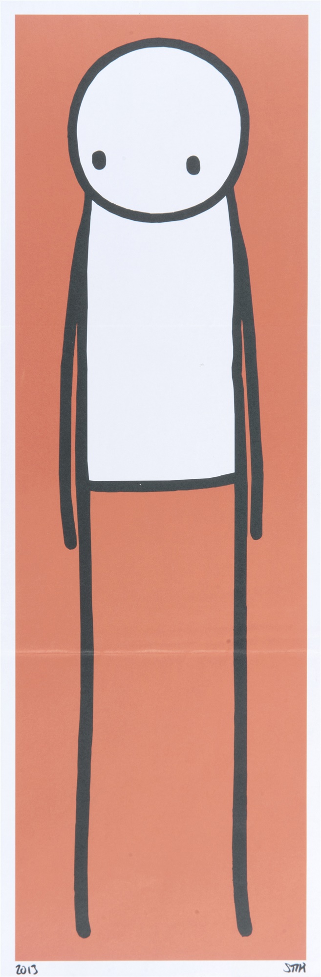 Lot 365 - Stik (British b.1979), 'Standing Figure',