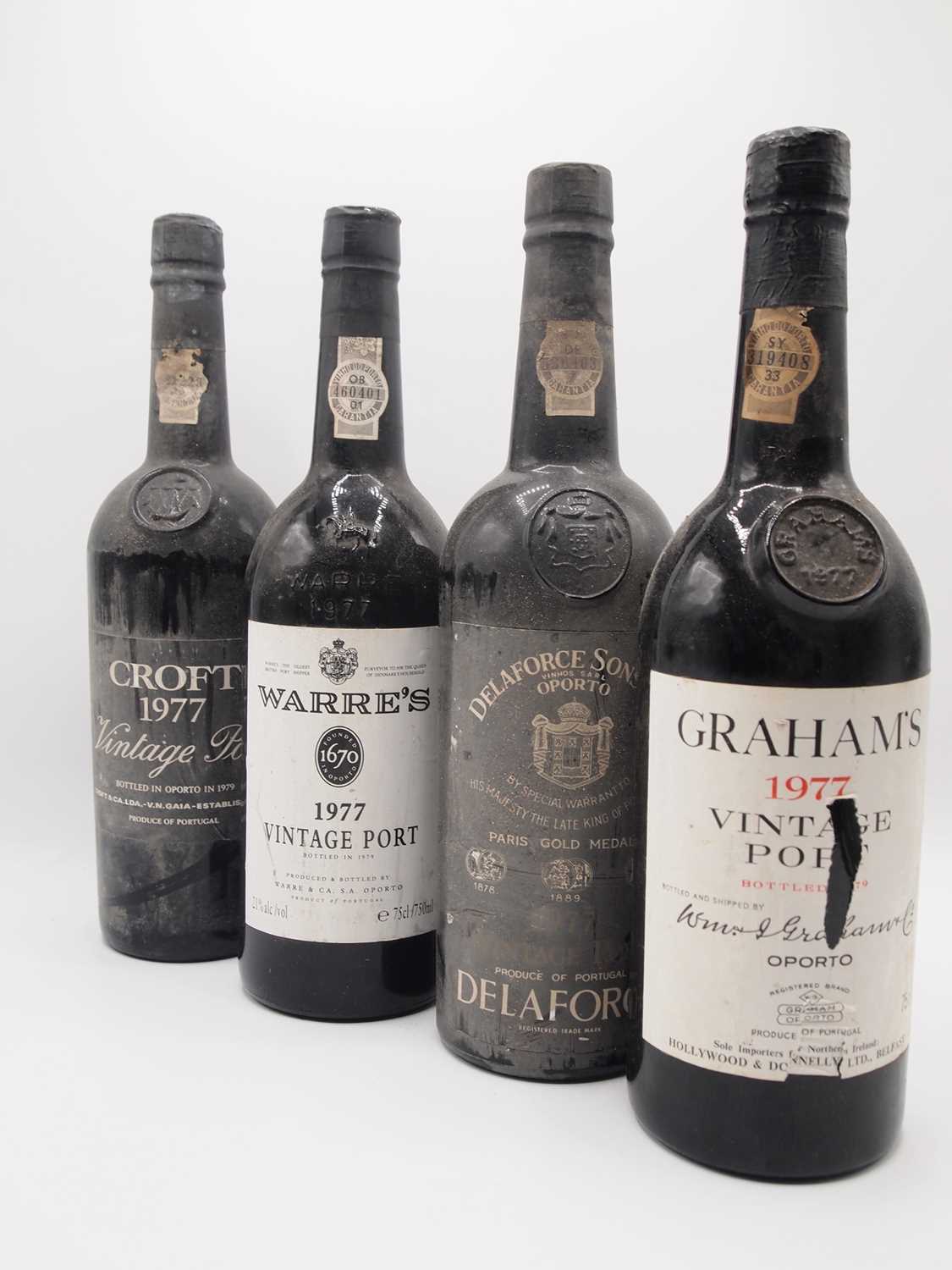 Lot 6 - 4 bottles Mixed 1977 Vintage Port