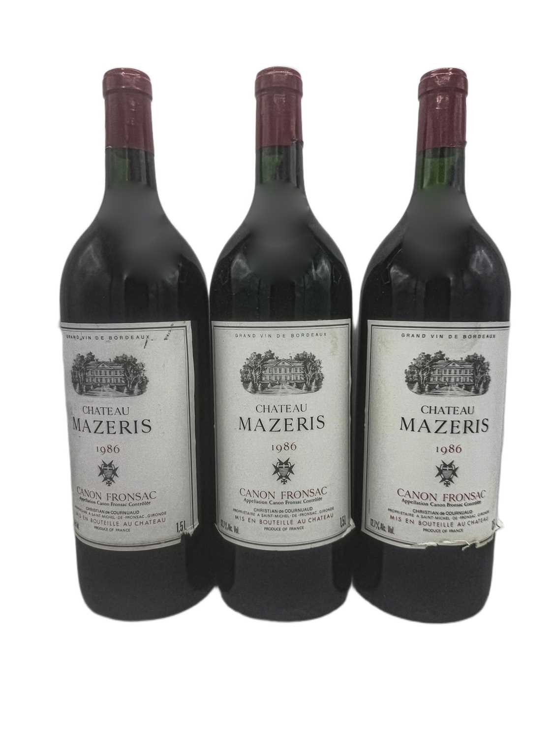 Lot 57 - 6 magnums 1986 Ch Mazeris