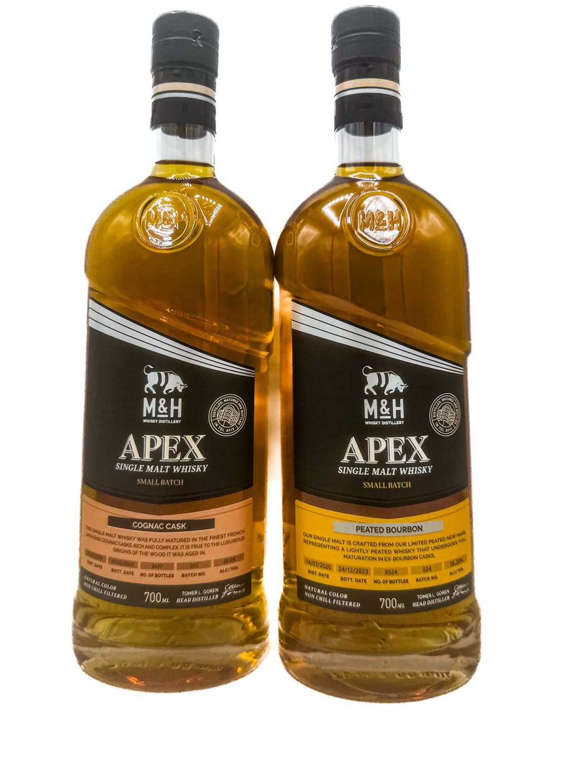 Lot 26 - 2 bottles Mixed Milk & Honey Apex Israeli