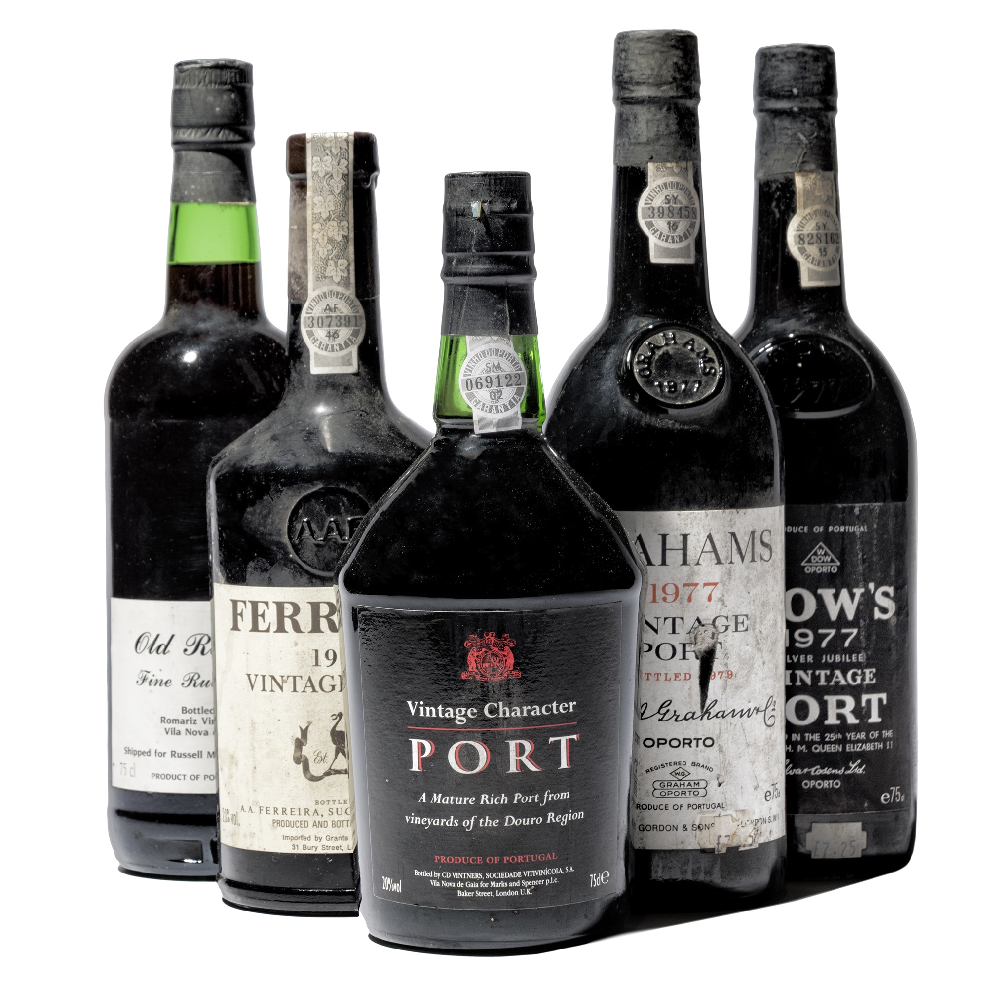 Lot 3 - 5 bottles Mixed Ports